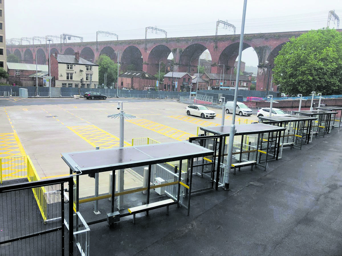 Bus station work underway